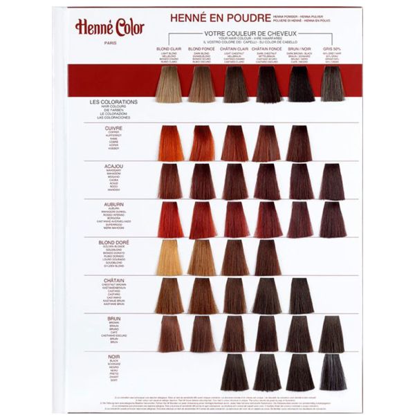 Henn Acajou Sur Brune