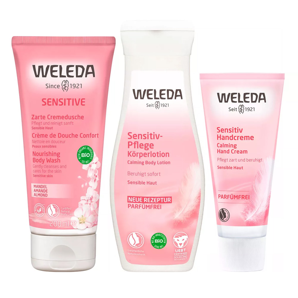 Weleda Sensitiv Körperpflege Spar Set | Bio-Naturel.de