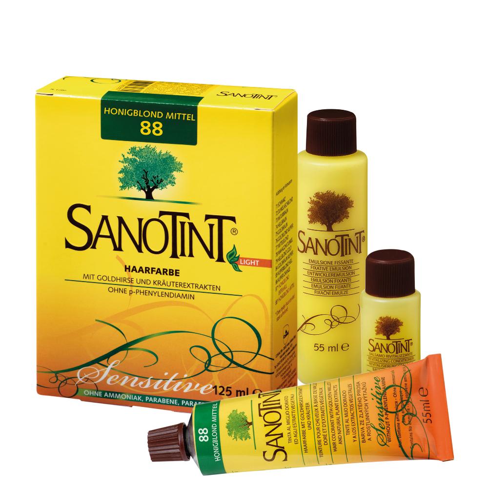 SANOTINT® Haarfarbe Light Honig blond Mitte Nr.88 | Bio-Naturel.de