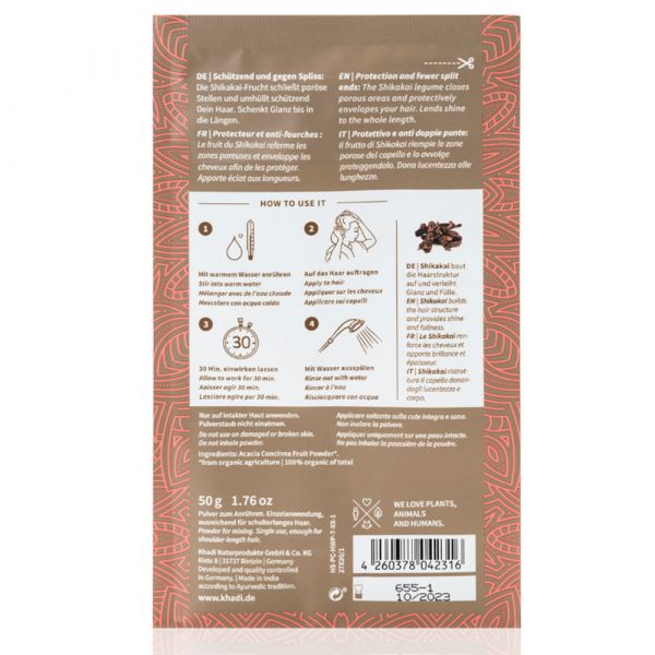 Khadi Deep Shine Shikakai Haar Maske | Bio-Naturel.de