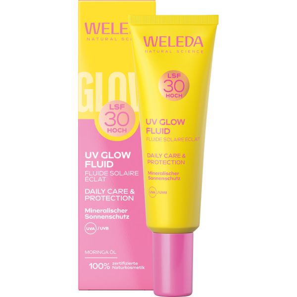WELEDA Glowy UV Fluid SPF 30 | Solbeskyttelse | Solen | Ansigt ...