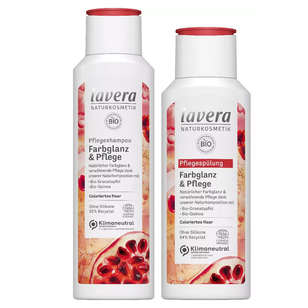 Lavera Bio-Granatapfel & Bio-Quinoa Haarpflege Spar Set | Bio-Naturel.de