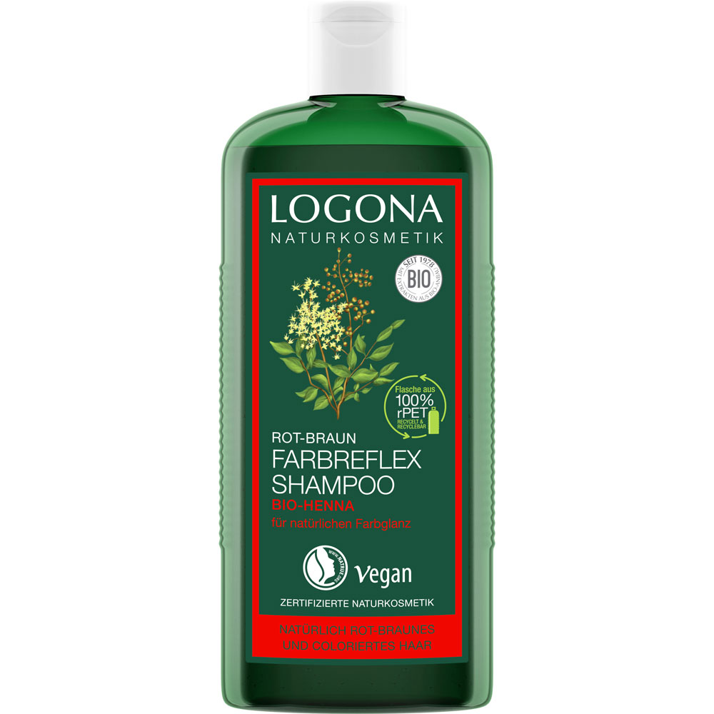 Logona Farbreflex Shampoo Rot- Braun Bio-Henna | Bio-Naturel.de
