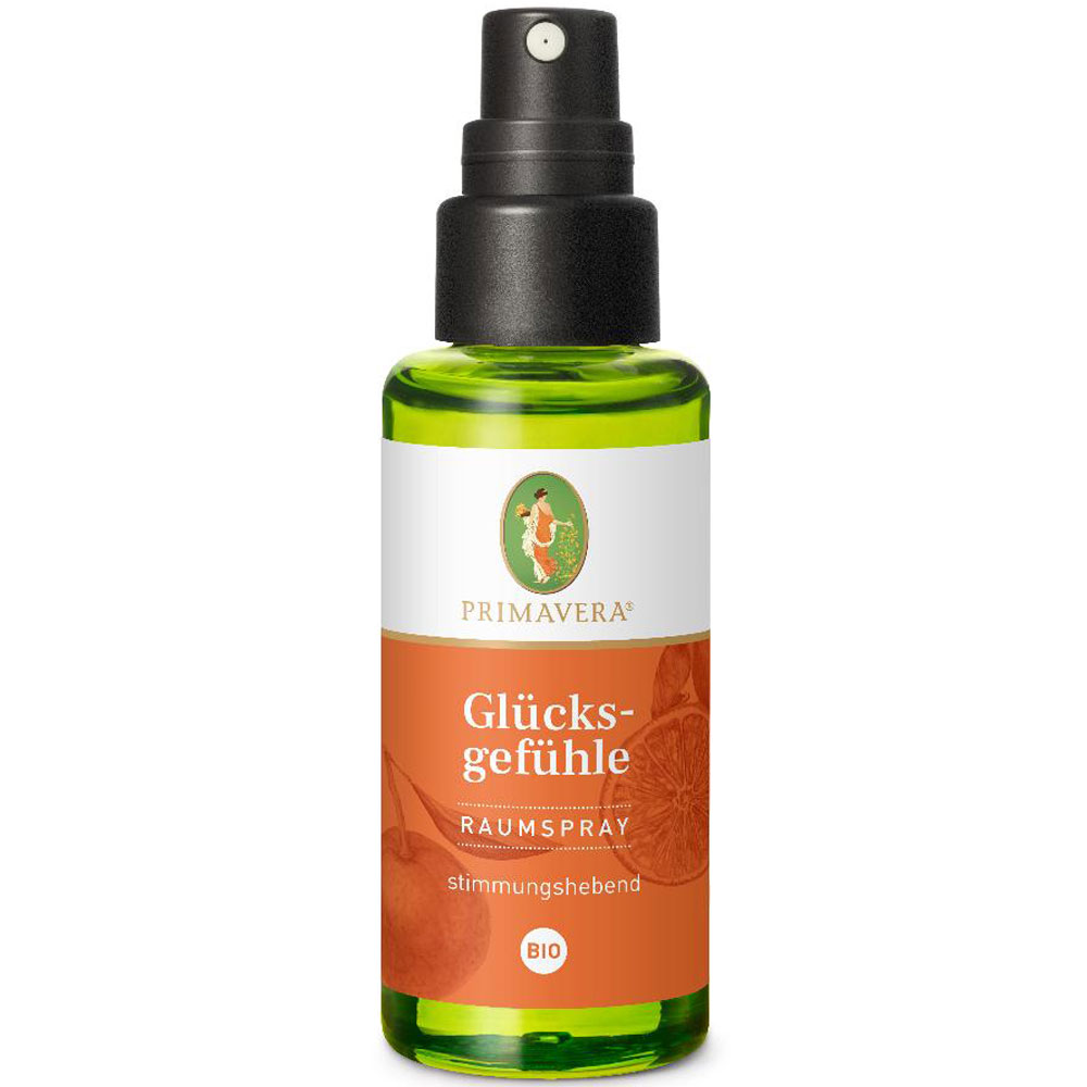 Spray do pomieszczeń zapewniający uczucie szczęścia od Primavera ...
