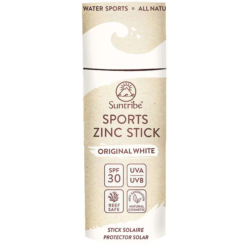 Suntribe Organic Mineral Zinc Sun Stick SPF 50 Original White ...