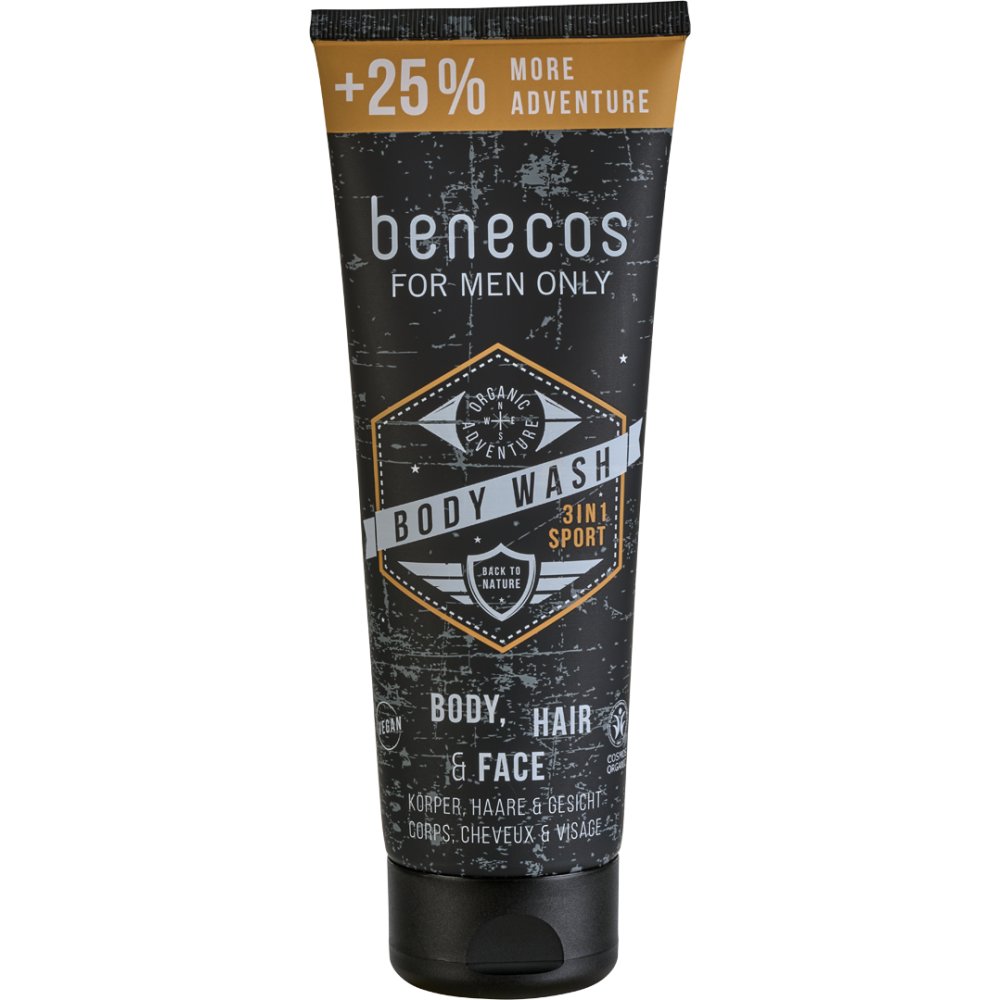 Benecos For Men 3v1 Body Wash Sport | Sprchový gel | Péče o tělo ...