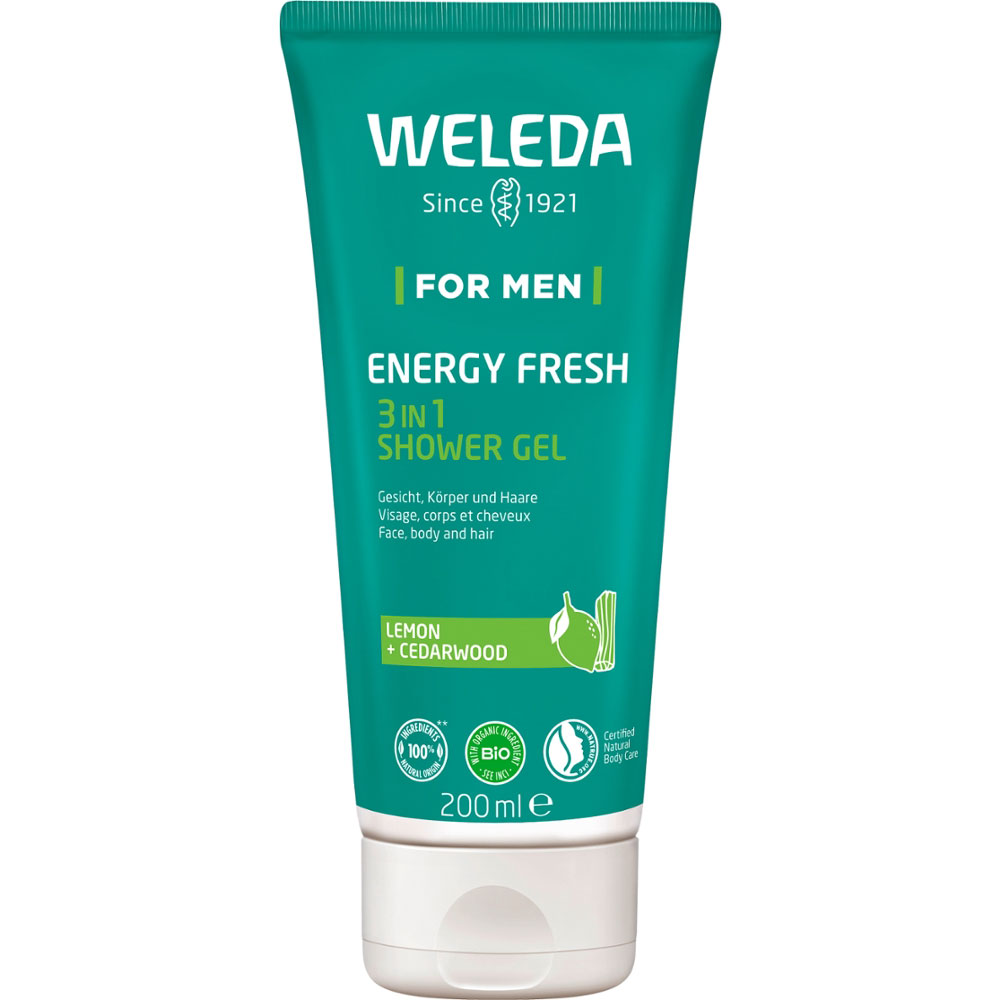 Weleda For Men Energy Fresh 3in1 Shower Gel | Bio-Naturel.de